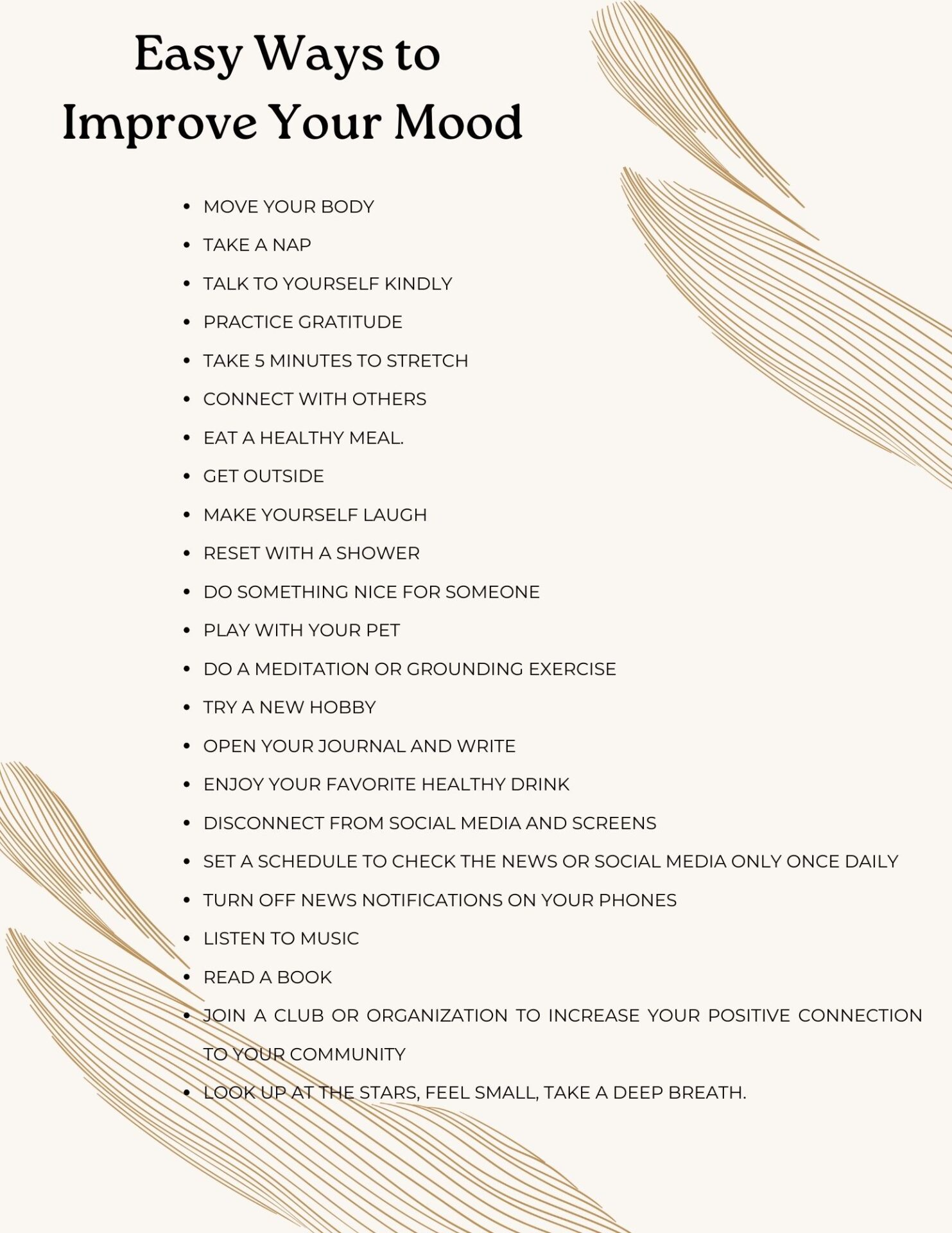 Easy Ways to Improve Your Mood - Lakeside Pediatrics